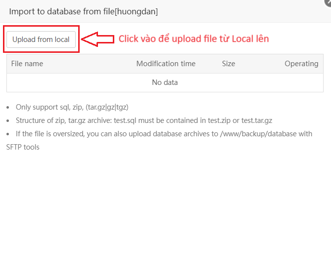 Hướng Dẫn Import Database Trên Aapanel Với Database Manager Powernet Hướng Dẫn Sử Dụng